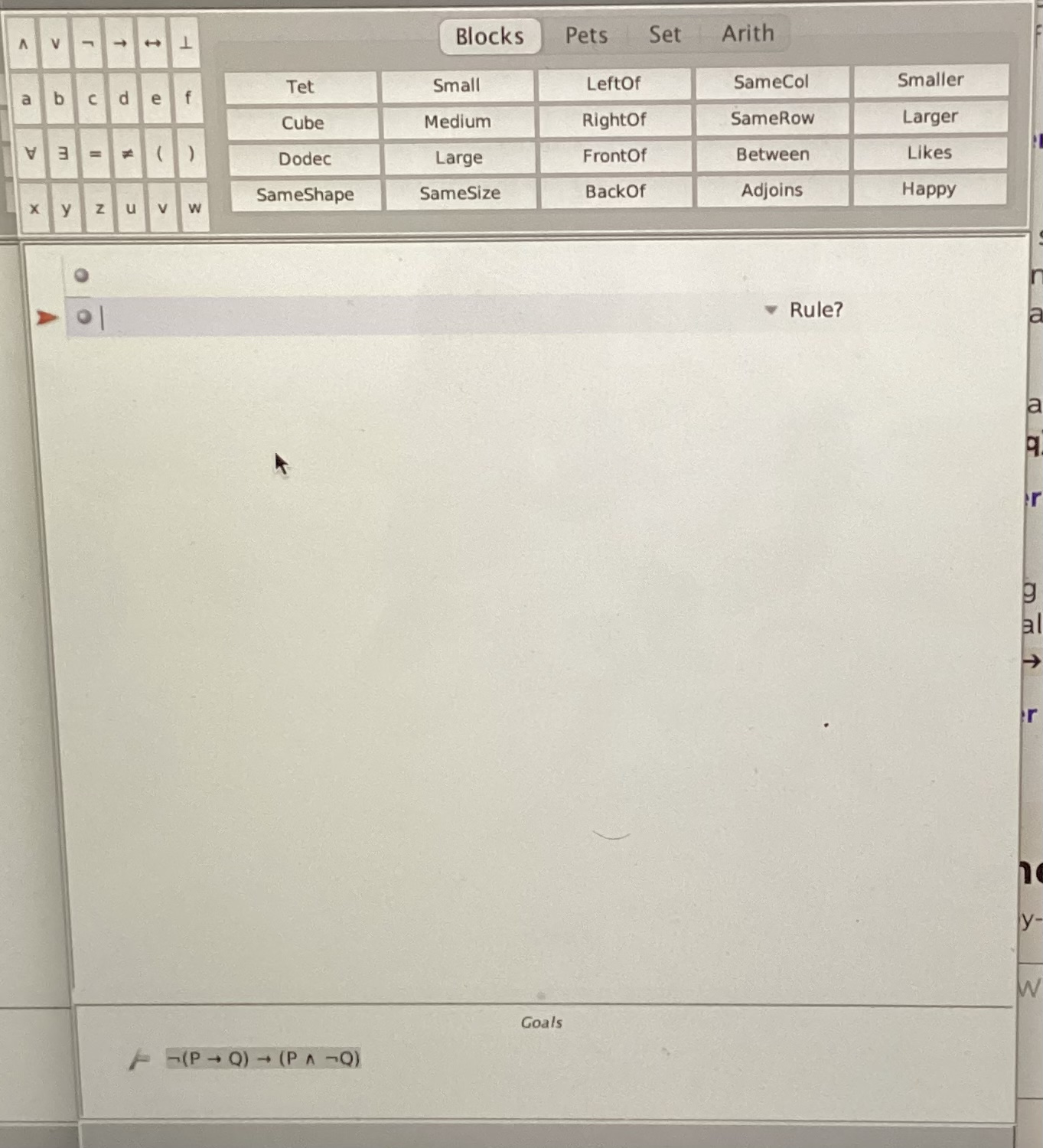 f¬(P→Q)→(P∧¬Q) | Chegg.com