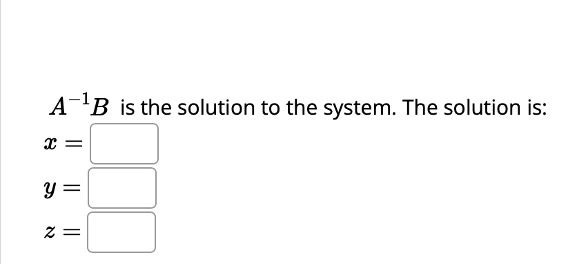 Solved Solve the system of equations below by rewriting the | Chegg.com