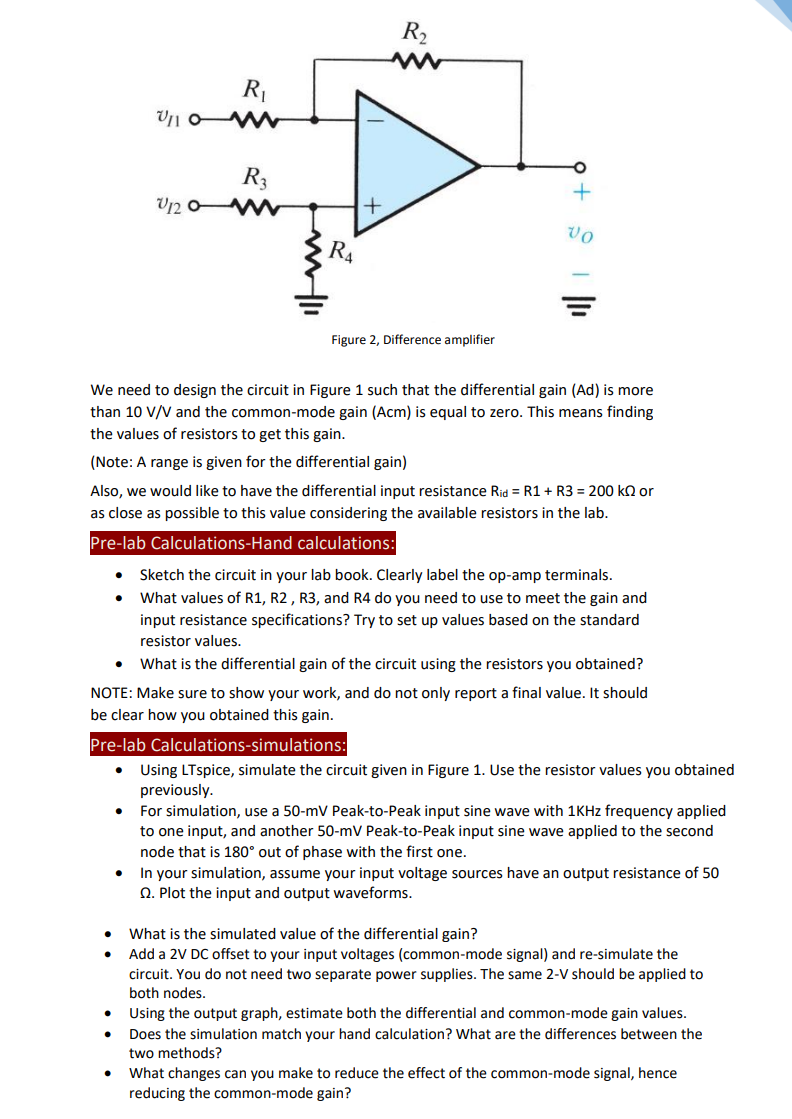 Solved What is the simulated value of the differential | Chegg.com