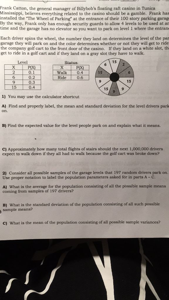 Solved Frank Catton, the general manager of Billybob's | Chegg.com