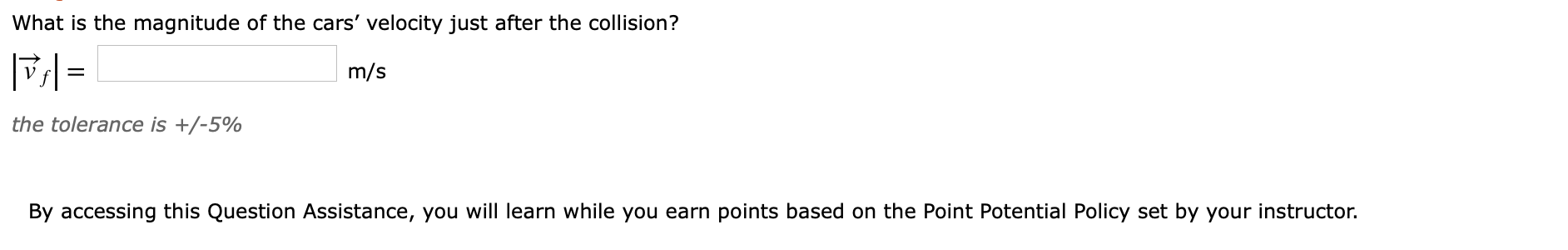 Solved In these exercises, we model a traffic accident at an | Chegg.com