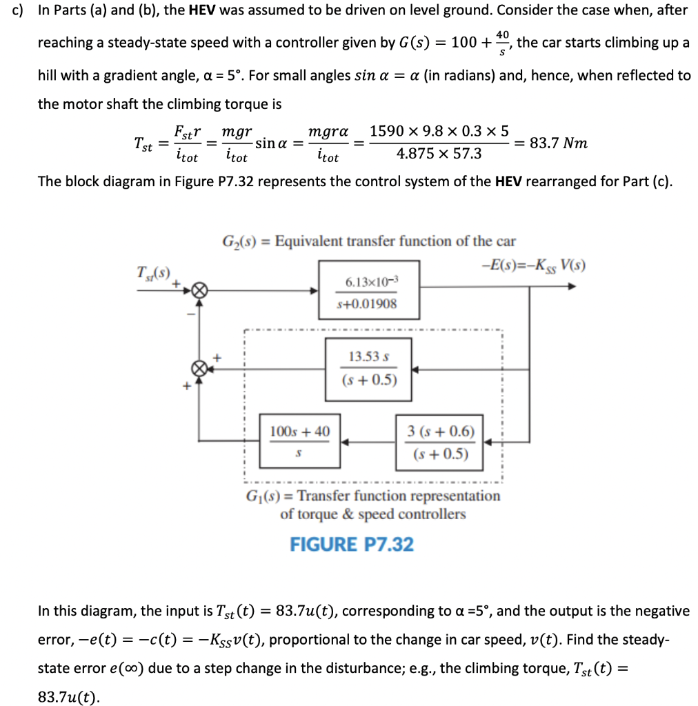 5) Textbook, Chapter 7, Problem 7.50. Hybrid vehicle. | Chegg.com