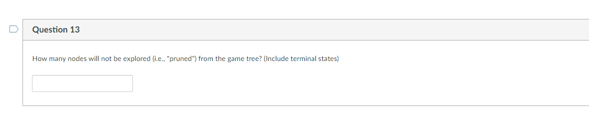 Solved Consider the game tree below. Run the minmax with | Chegg.com