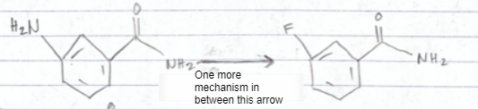 Solved Create a mechanism to go from 3-nitrobenzamide | Chegg.com