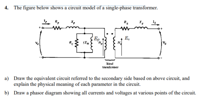 Solved 4. The figure below shows a circuit model of a | Chegg.com