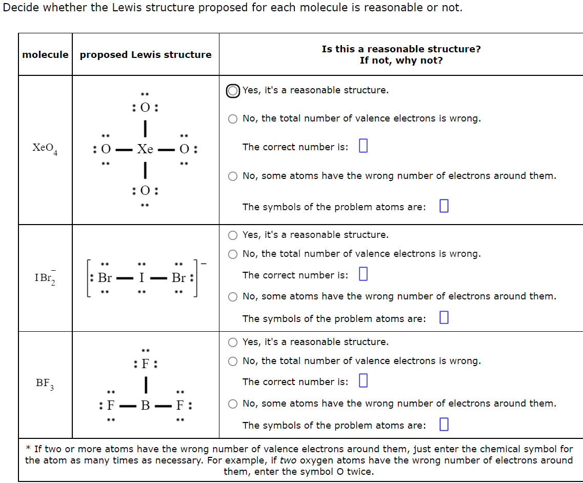 Solved the atom as many times as necessary. ror example, it | Chegg.com