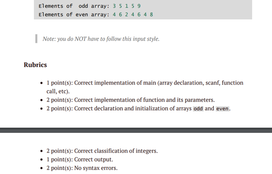 Solved Create a program that: • Reads in the number of rows | Chegg.com