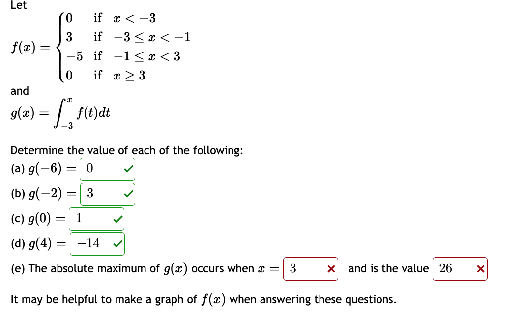 Solved Let f(x)=⎩⎨⎧03−50 if if if if x