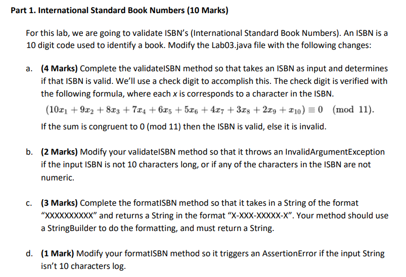 Solved # Java file: /** * Write a description of | Chegg.com