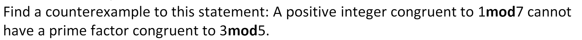 Solved Find a counterexample to this statement: A positive | Chegg.com