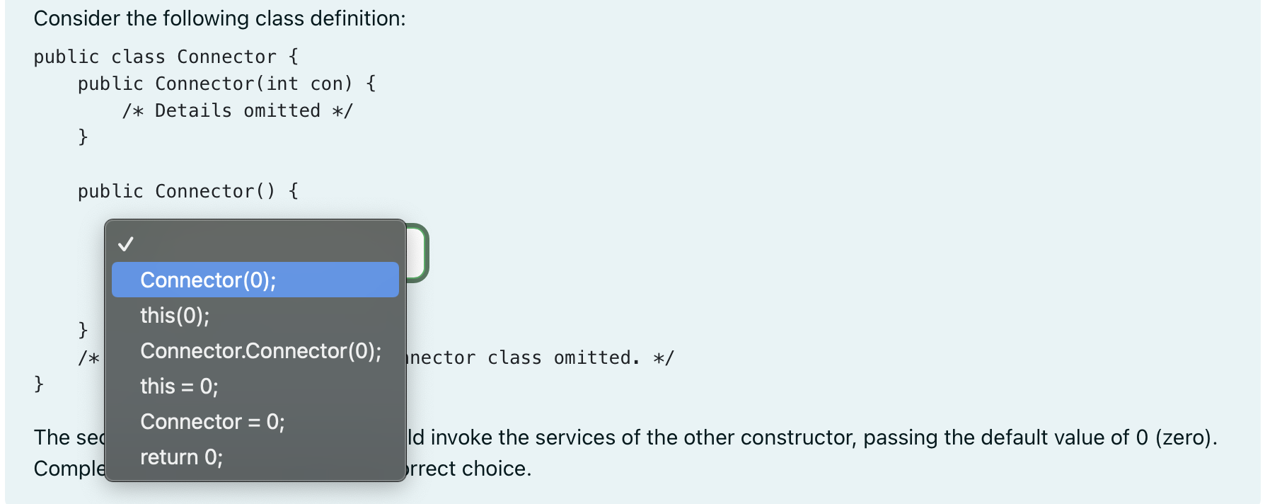 Solved Consider the following Counter class: public class | Chegg.com
