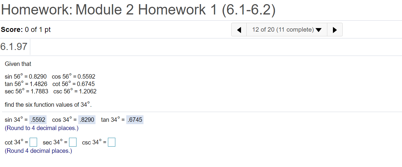 Solved Homework Module 2 Homework 1 6 1 6 2 Score 0 Of 1