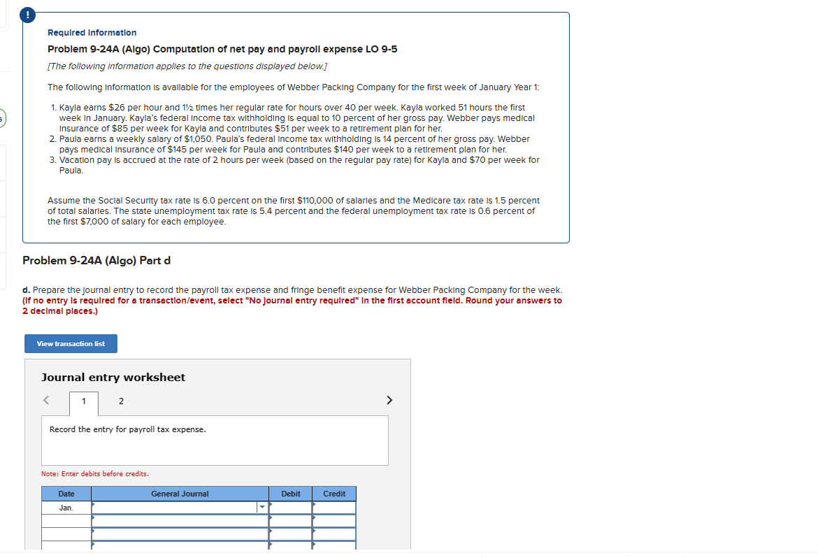 Solved !Required InformationProblem 9-24A (Algo) | Chegg.com