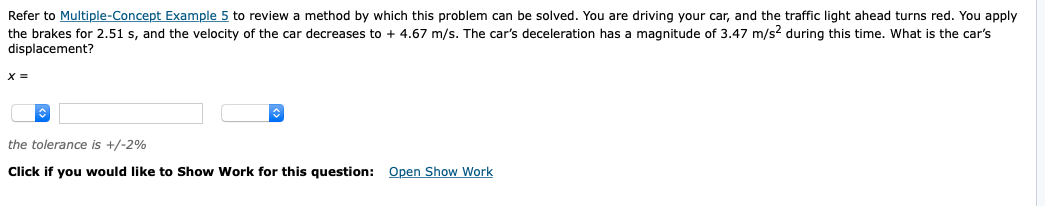 Solved Refer to Multiple-Concept Example 5 to review a | Chegg.com