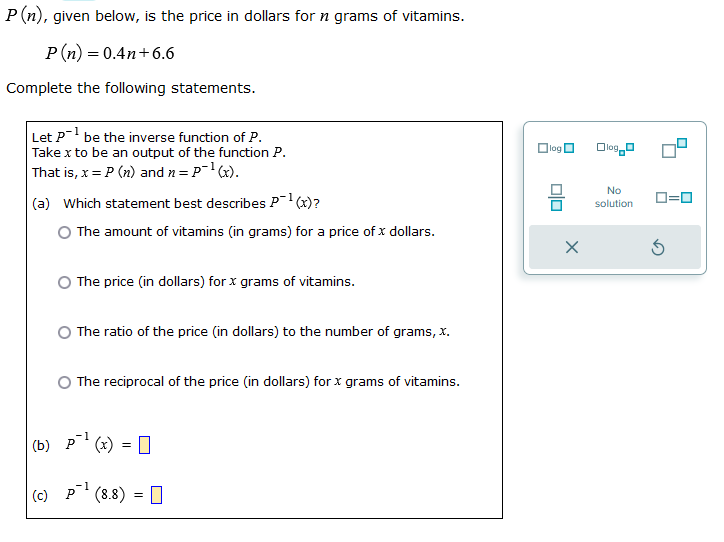 Solved P(n), given below, is the price in dollars for n | Chegg.com