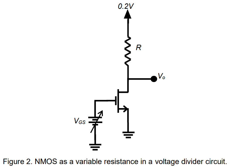 Solved For the voltage divider circuit shown in Figure 2, | Chegg.com