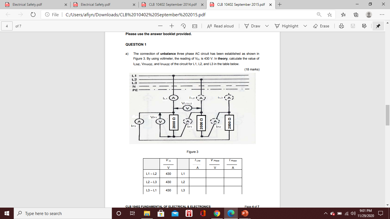 PD Electrical Safety.pdf X PD Electrical Safety.pdf | Chegg.com