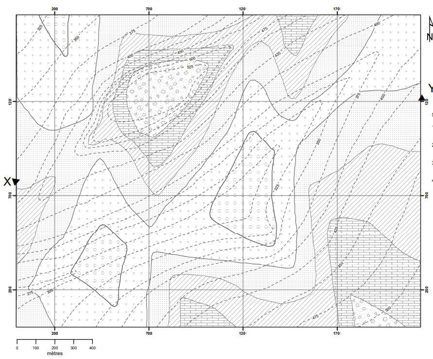 Solved Cartography Using the map seen above, find the | Chegg.com