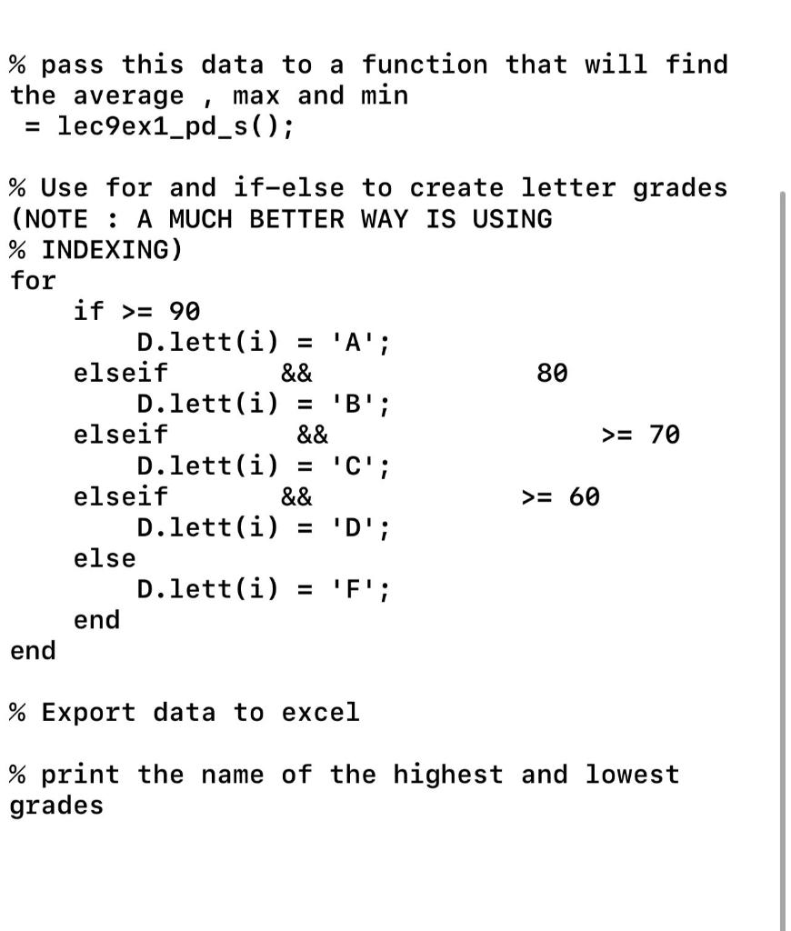 - Write a code that will : - Retrieve student data | Chegg.com
