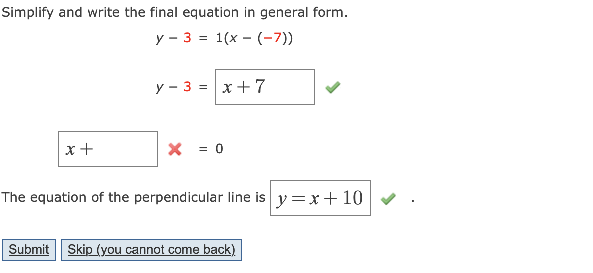 Solved Simplify and write the final equation in general | Chegg.com