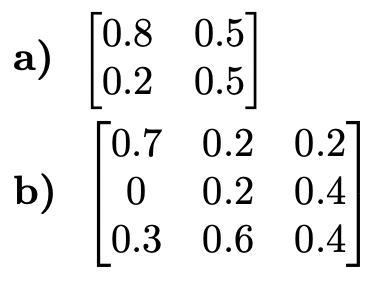 Solved Find the equilibrium vector to the stochastic | Chegg.com