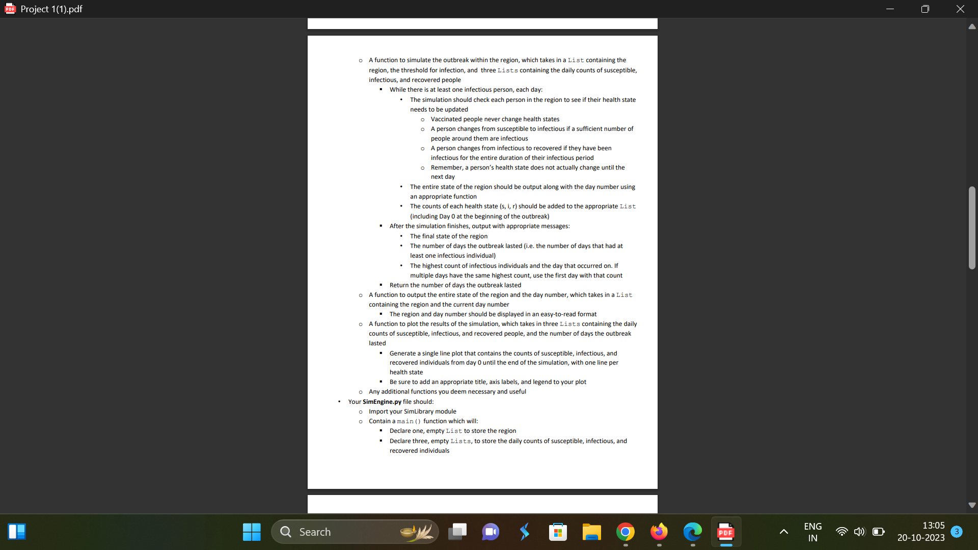 Solved Program Description: For this project you will be | Chegg.com