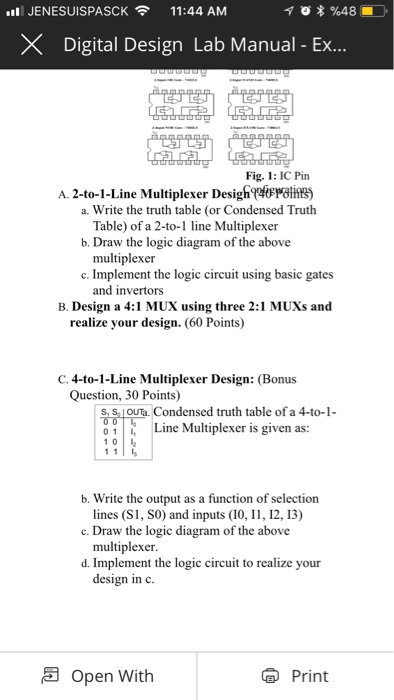 Solved JENESUISPASCK?11:44 AM Digital Design Lab Manual-Ex | Chegg.com
