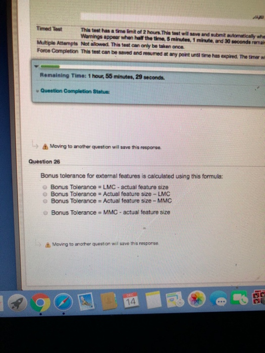 Solved Timed Test This test has a time limit of 2 hours. | Chegg.com