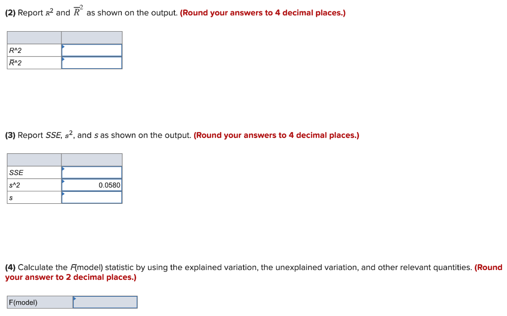 Solved We Give Jmp Output Of Regression Analysis Above 