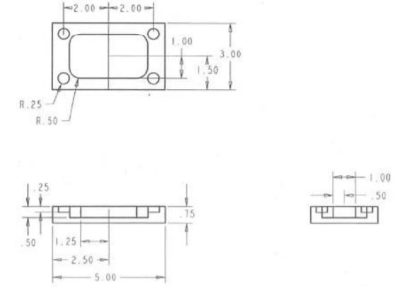 Given the model with dimensions in the figure below | Chegg.com