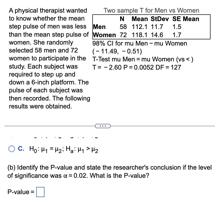 Solved I need help with parts b and c asap! It is due in an | Chegg.com