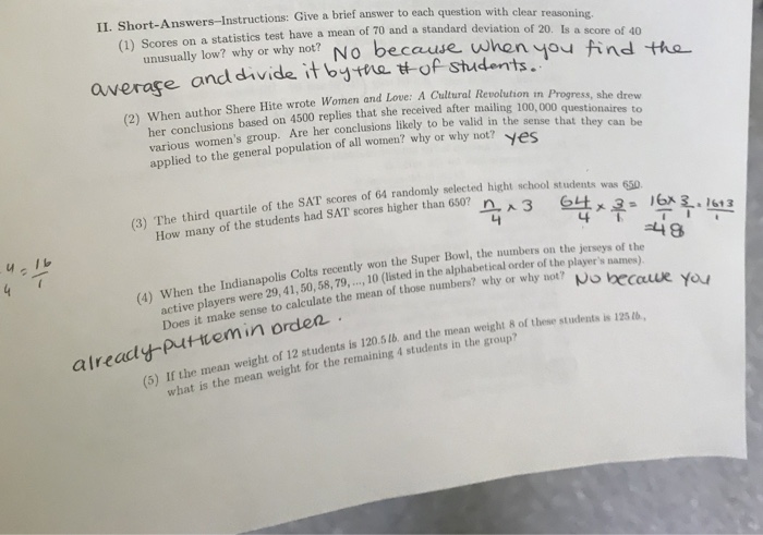 Statistics And Probability Archive March 01 2018 Chegg