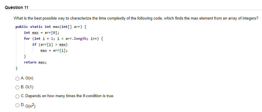 Solved Question 11 What is the best possible way to | Chegg.com