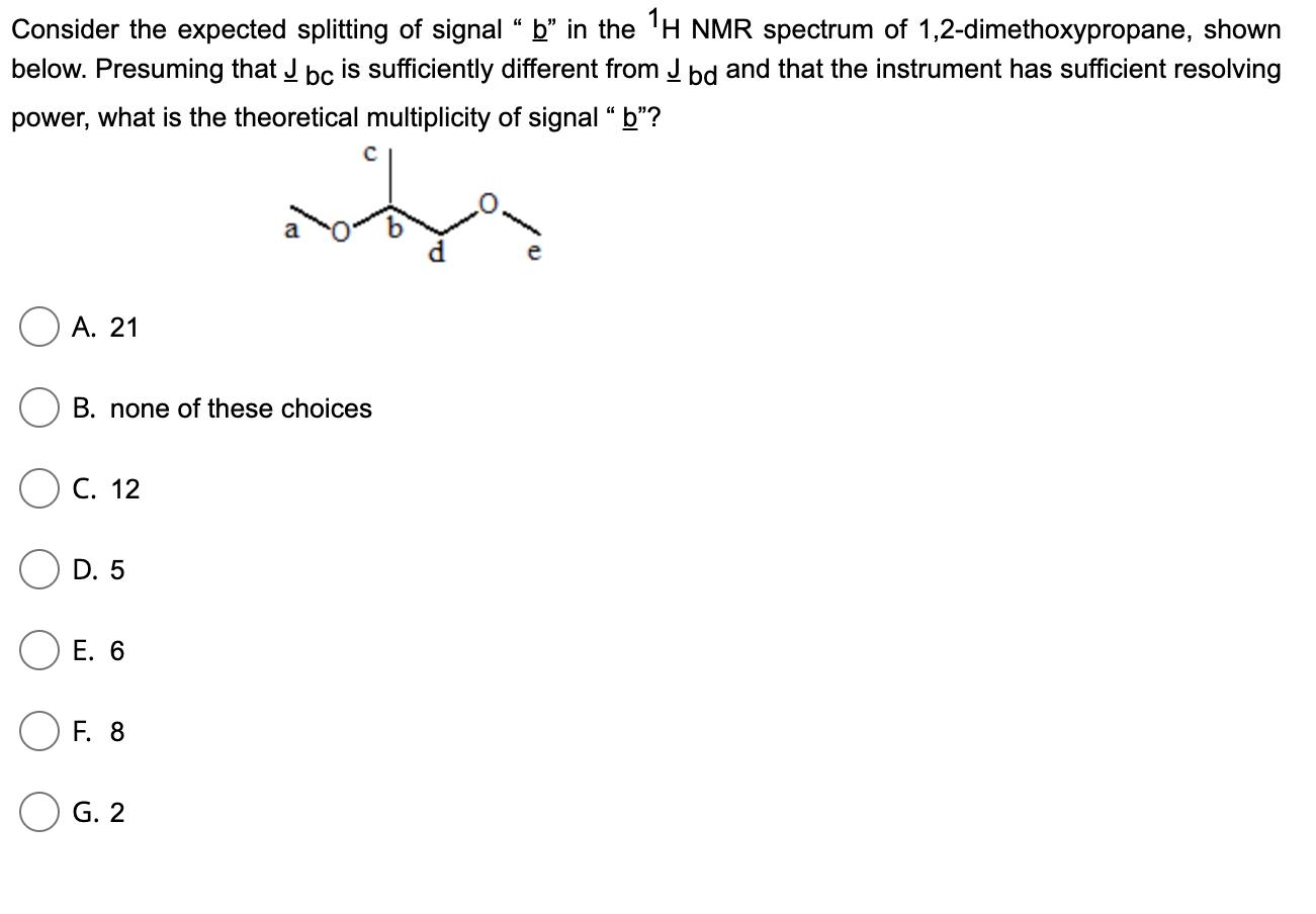 Solved Consider the expected splitting of signal“ b” in the | Chegg.com