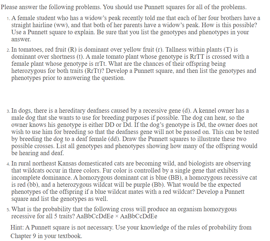 Solved Please answer the following problems. You should use | Chegg.com