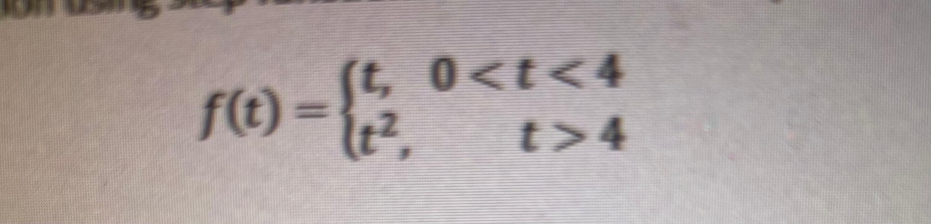 Solved Rewrite the following function using step functions. | Chegg.com