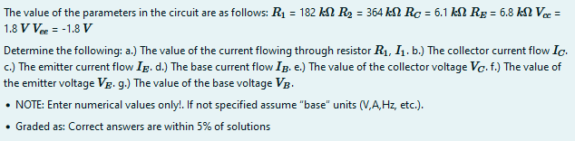 Solved AVCC Vcc R1 RC w ing Vc VB Q1 Given the BJT circuit, | Chegg.com