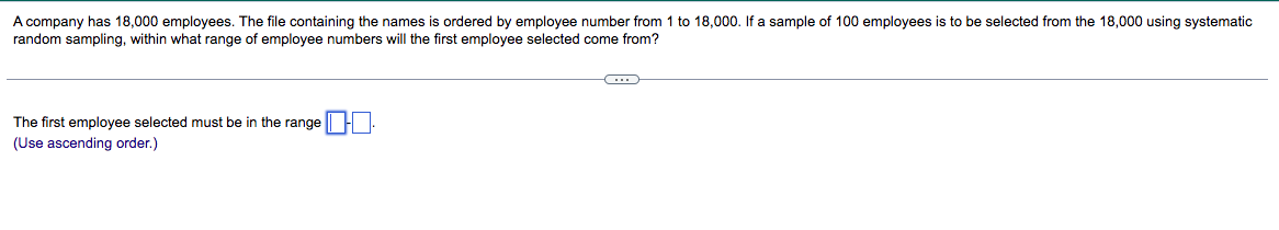 Solved A company has 18,000 ﻿employees. The file containing | Chegg.com
