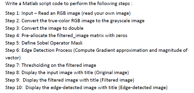 Solved Write a Matlab script code to perform the following | Chegg.com