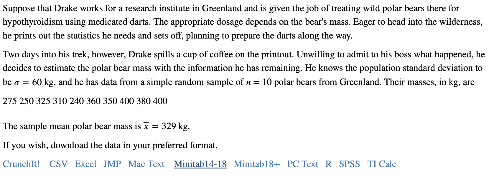 Solved Suppose that Drake works for a research institute in | Chegg.com