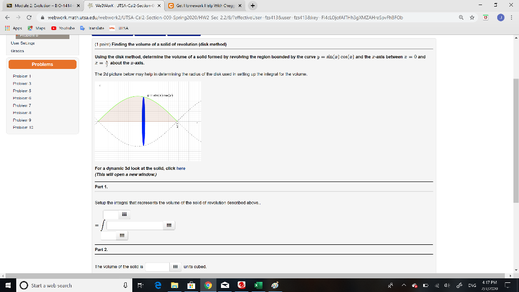 Solved Muuule 2 Evolutior-DO-1414 X WeWork: UTSA-Ca | Chegg.com