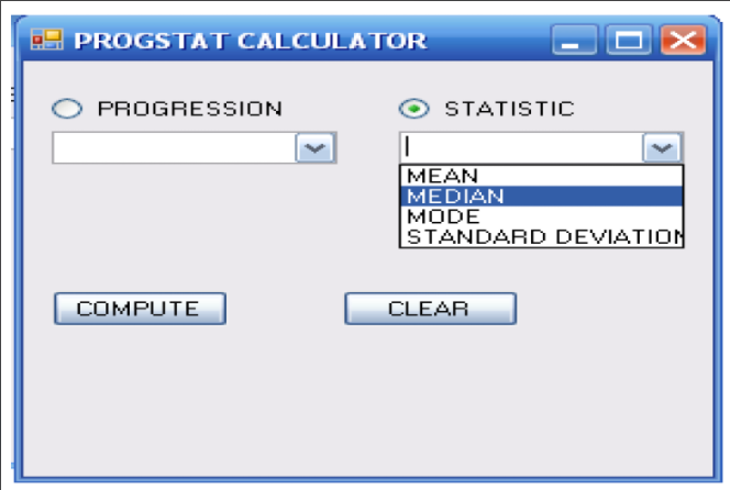 Solved Create a progression and statistics calculator that | Chegg.com