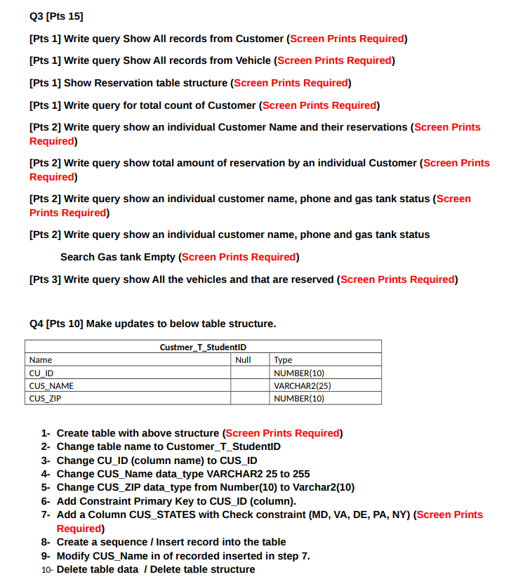Solved Answers below questions by writing SQL statements and | Chegg.com