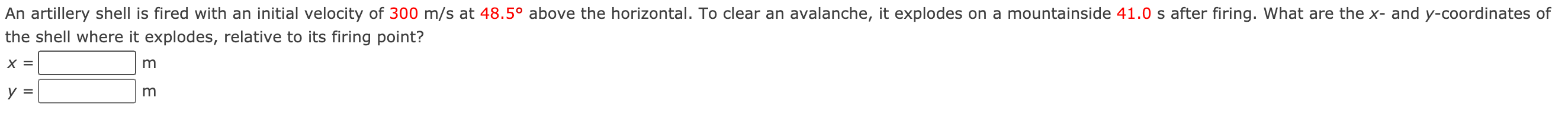 Solved An artillery shell is fired with an initial velocity | Chegg.com