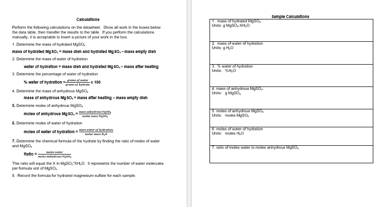 CalculationaPerform the following calculations on the | Chegg.com