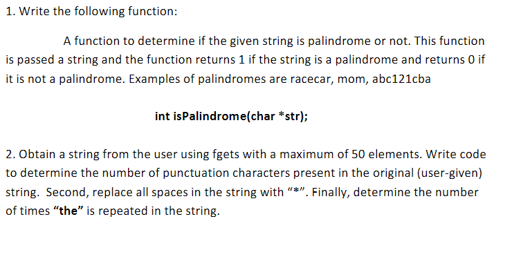 Solved 1 Write The Following Function A Function To 9955