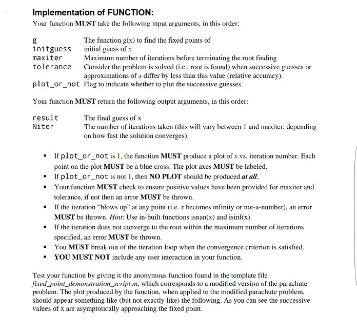 Solved Objective Finding the root of a function using the | Chegg.com