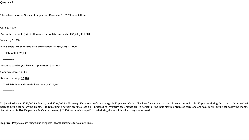 Solved Fixed assets (net of accumulated amortization of | Chegg.com