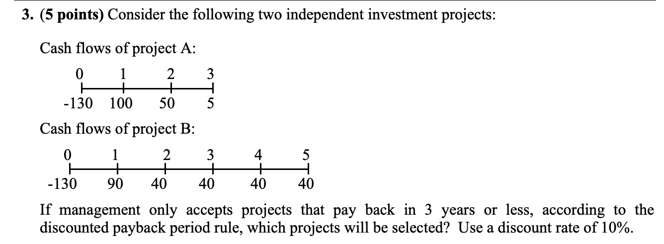 Solved 3. (5 points) Consider the following two independent | Chegg.com