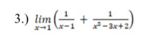 Solved 3.) lim( + 1) | Chegg.com